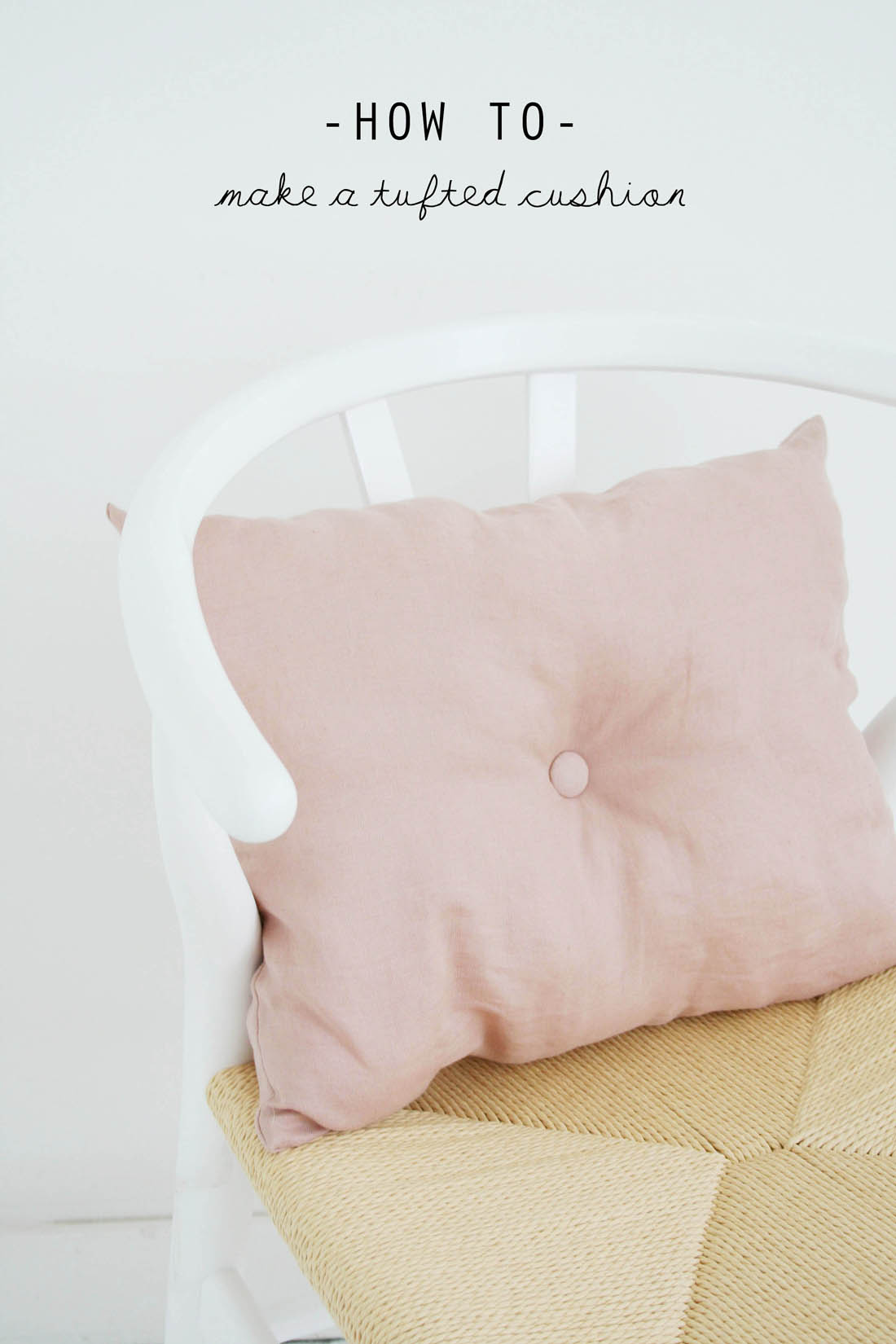 How to make a tufted cushion – Apartment Apothecary